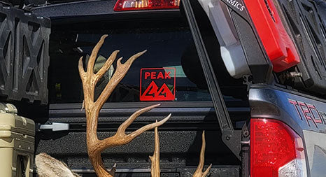 Peak 44 logo decal